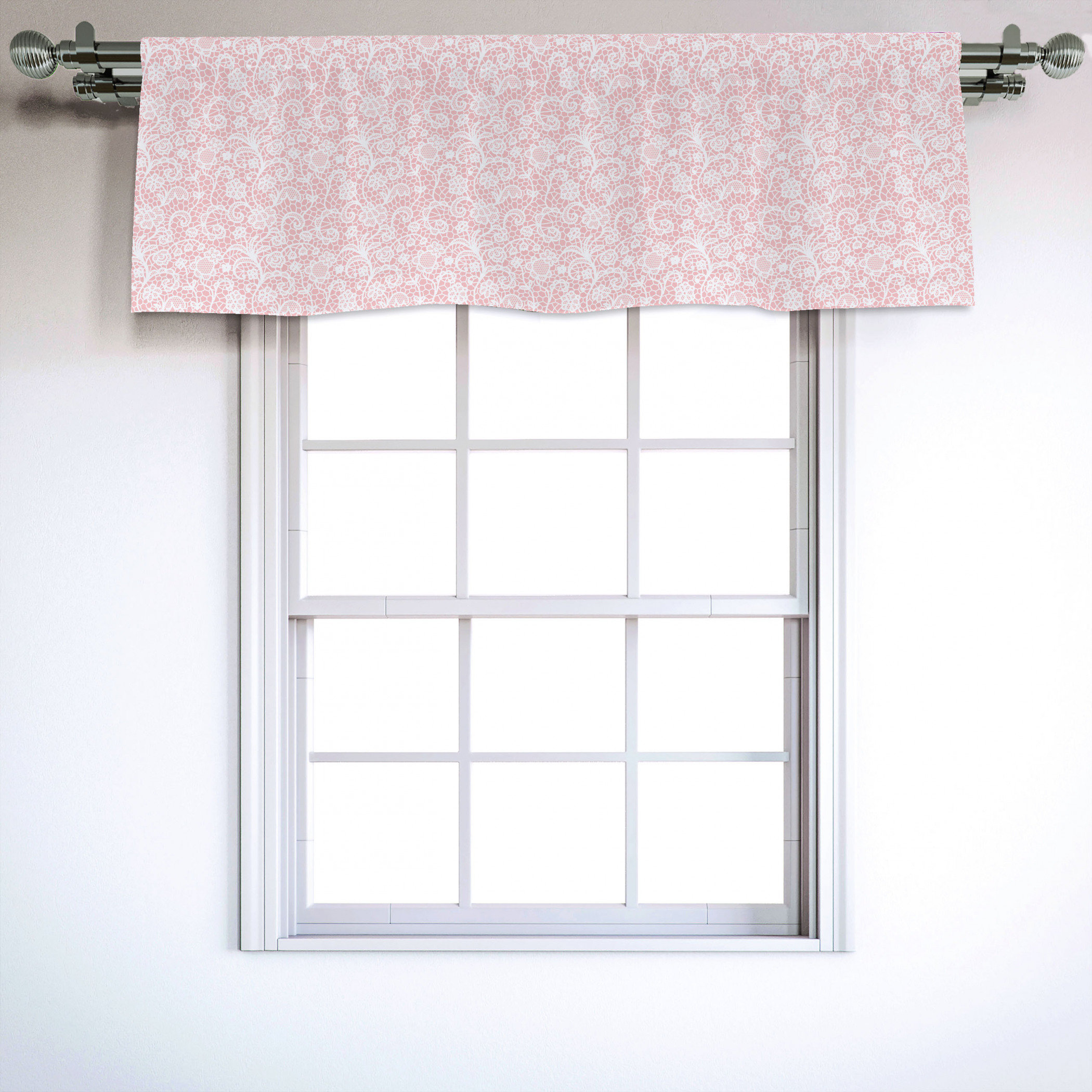 East Urban Home Oriental 54" Window Valance | Wayfair