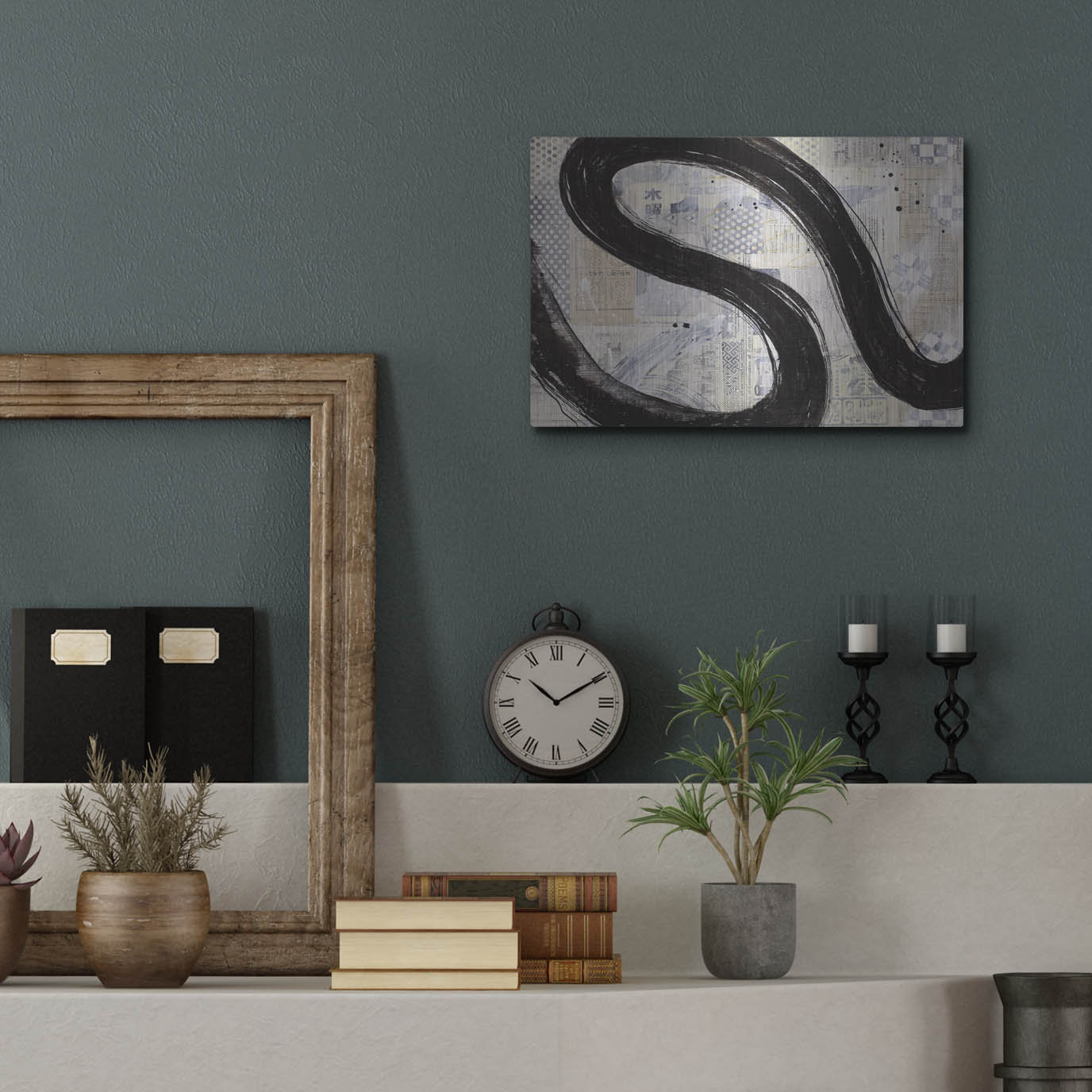 Wrought Studio™ Brushstroke No. 5' by Karen Lehrer Metal Wall Art | Wayfair