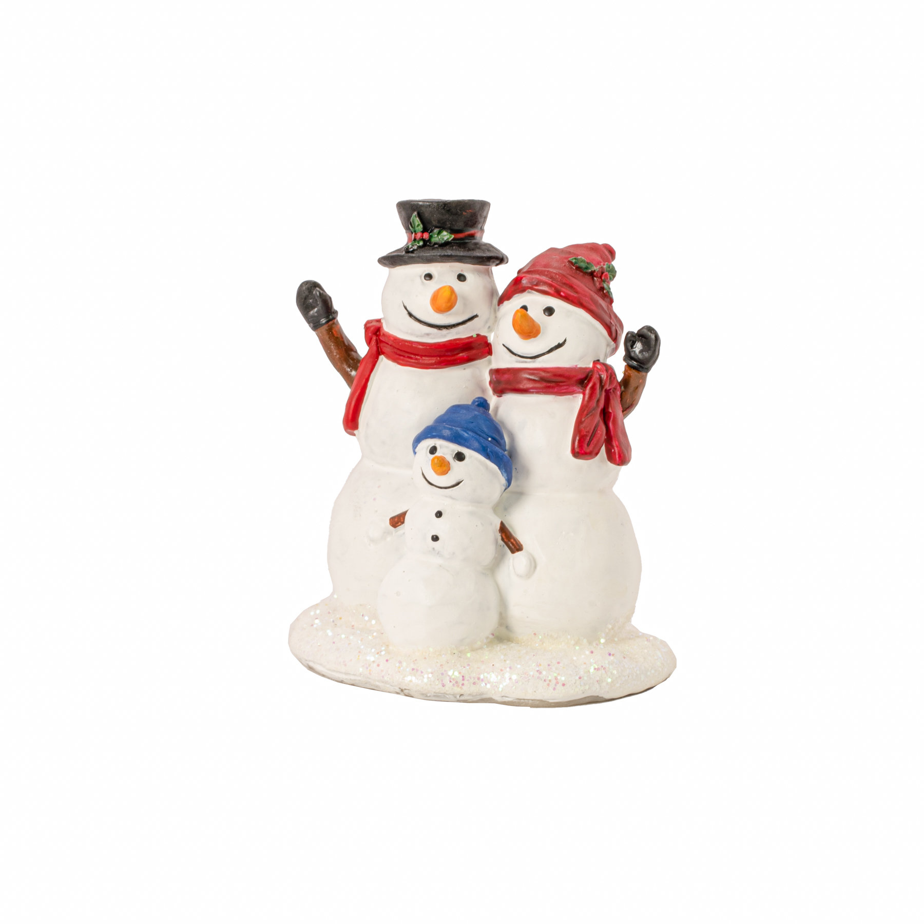 The Holiday Aisle® Christmas Village Accessories - Snowman Family | Wayfair