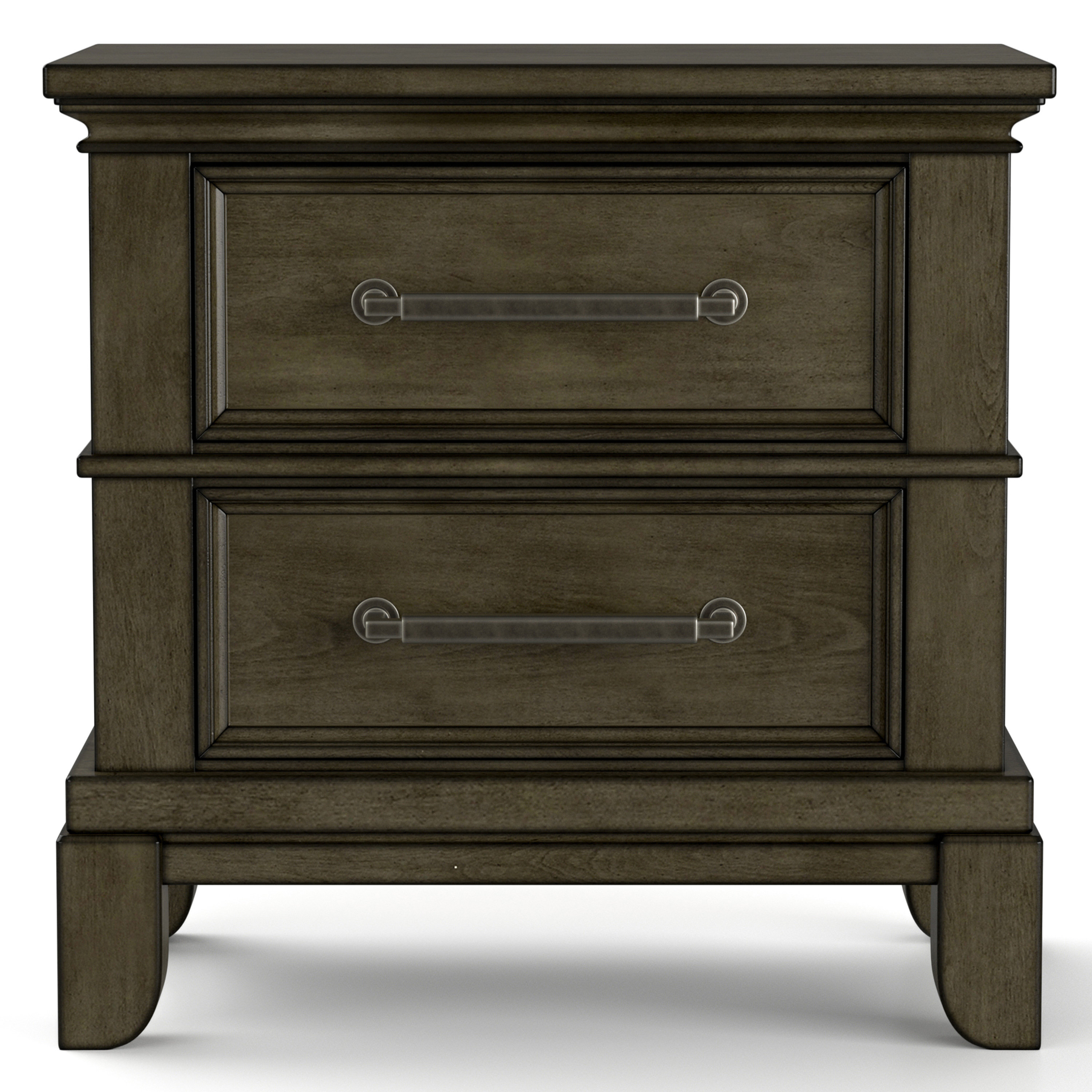 Charlton Home Filloreta 25.75" Width Wood 2-Drawer Nightstand - Wayfair ...