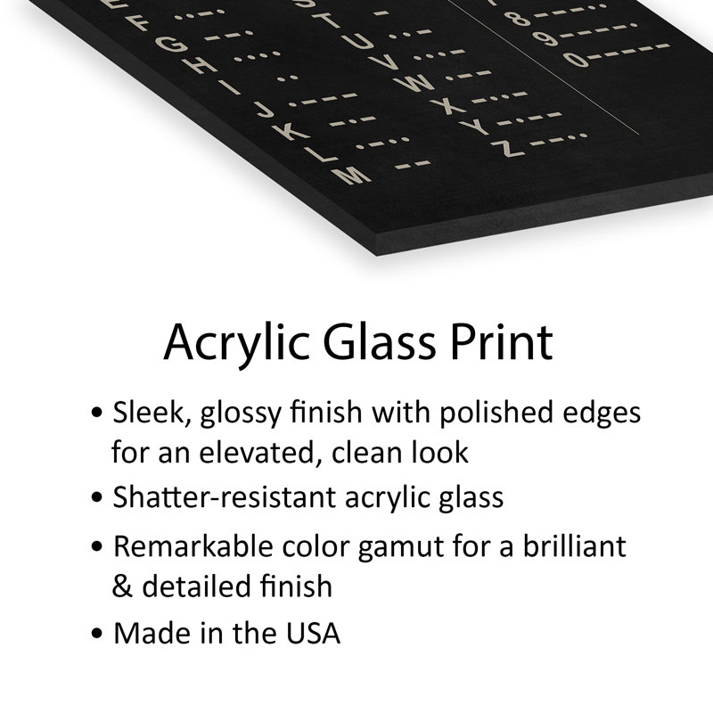 Ebern Designs Morse Code by PatentPrintStore - Unframed Painting | Wayfair