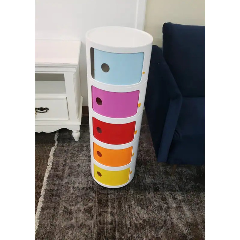 Rebrilliant Multicolor Kid's Cabinet | Wayfair