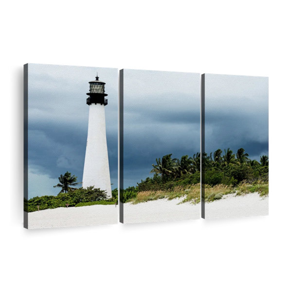 Rosecliff Heights " Key Biscayne Lighthouse " on Canvas | Wayfair