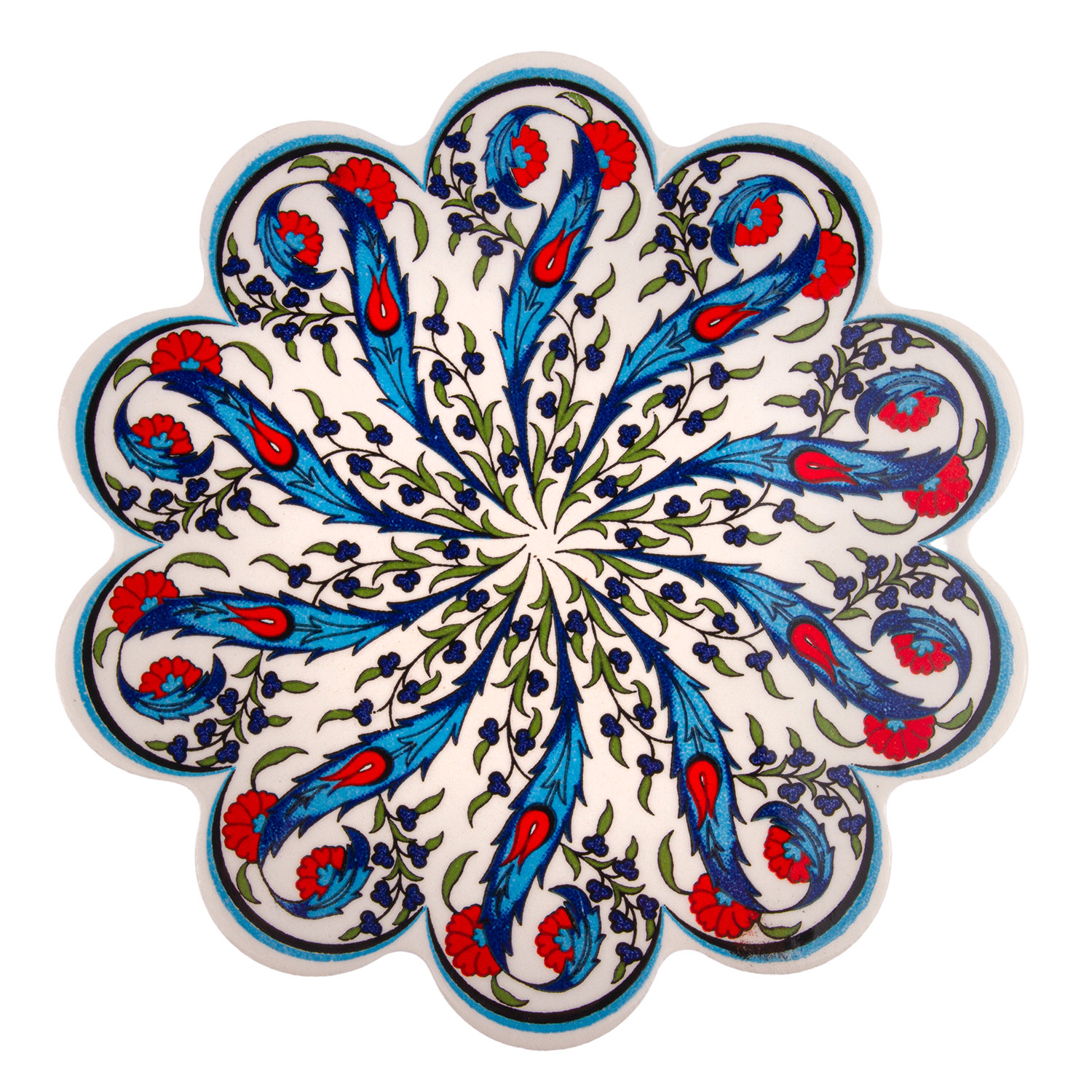 ARUN Vintage Style Ceramic Tile Trivet 7'' | Wayfair