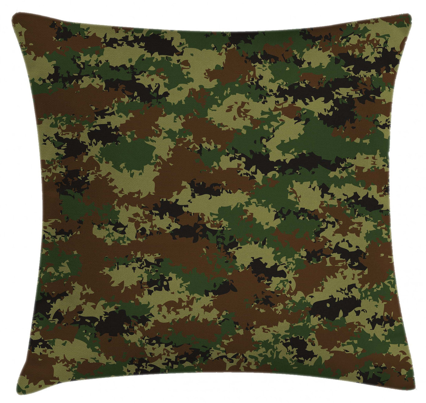 Ambesonne Indoor / Outdoor Camouflage 26" Throw Pillow Cover | Wayfair