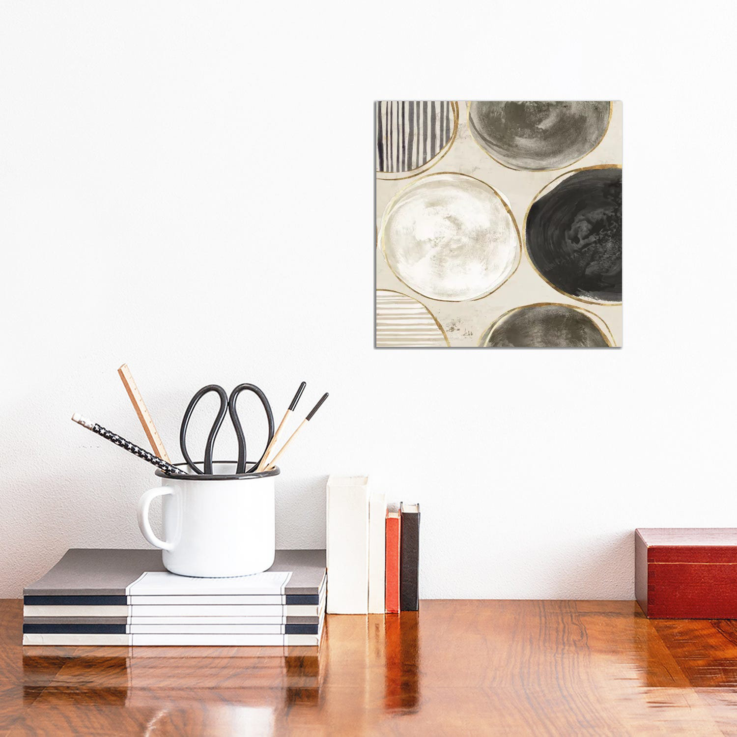 Ebern Designs Evenness I by Eva Watts - Painting on Canvas | Wayfair.co.uk