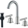 Senlesen Widespread Faucet 2-handle Bathroom Faucet with Drain Assembly ...