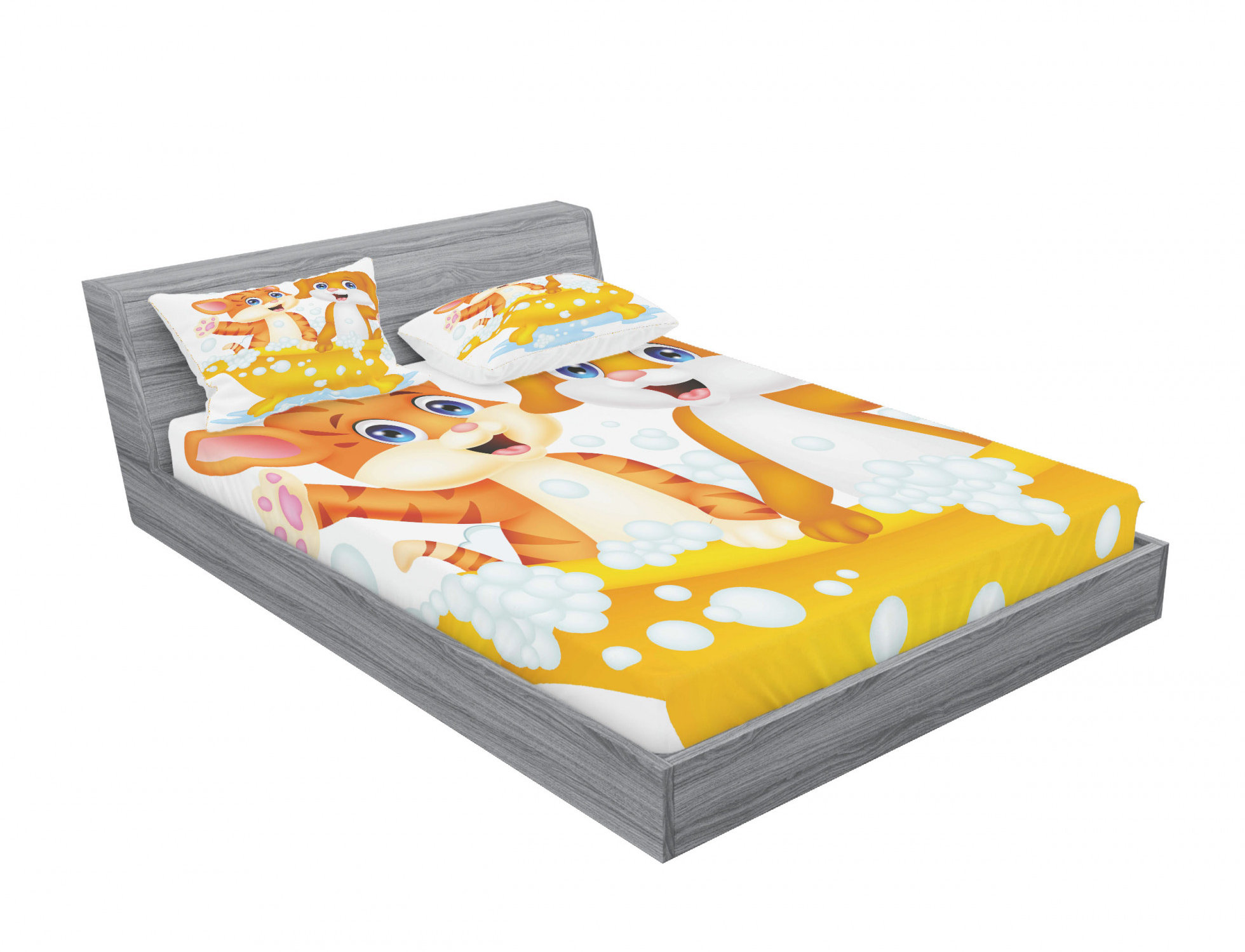 Ambesonne Coon Cat And Dog Animal Print Sheet Set - Wayfair Canada