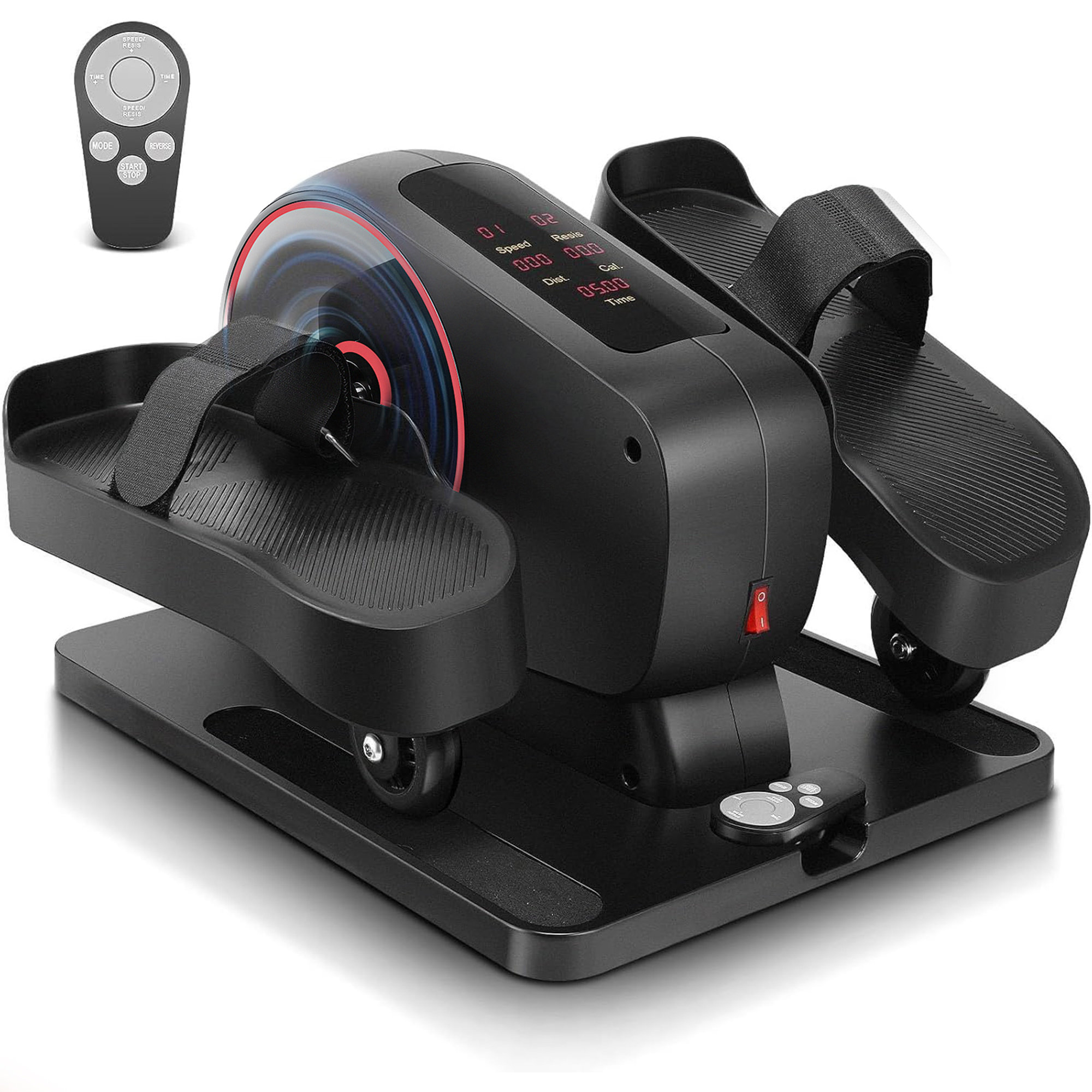 DreamDwell Home Vélo elliptique sous le comptoir, exerciseur électrique ...