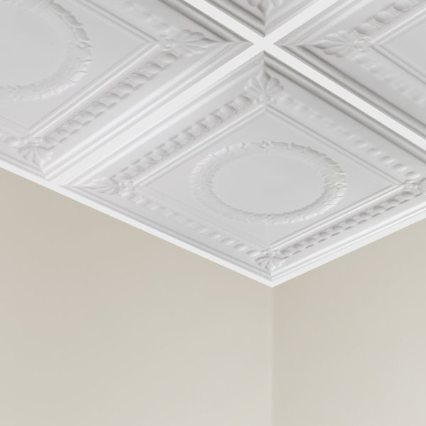Great Lakes Tin Cleveland Lay-In Ceiling Tile (Pack Of 5) | Wayfair