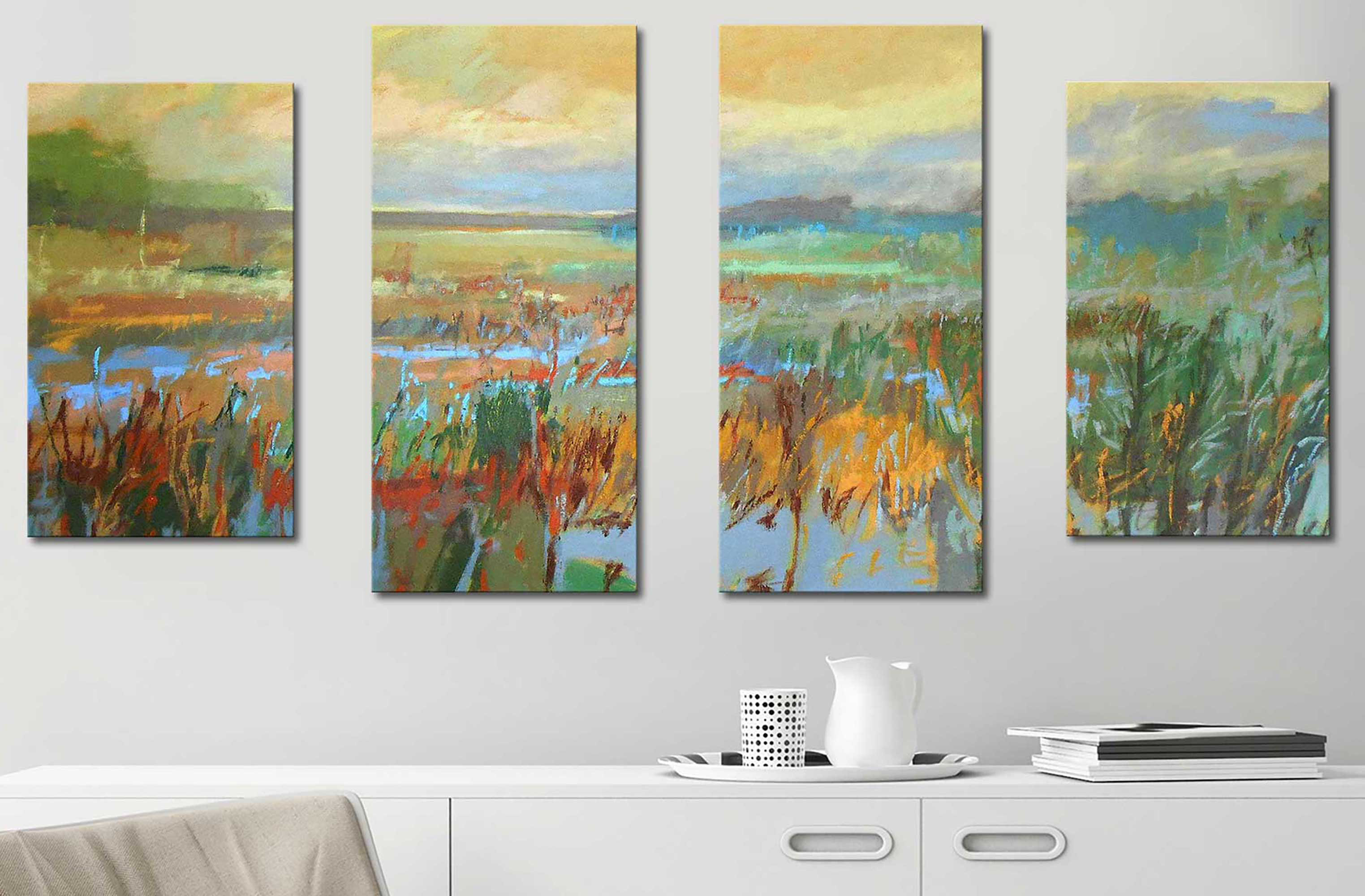 Red Barrel Studio "Marsh In May" By Jane Schmidt Print On Canvas Set Of ...
