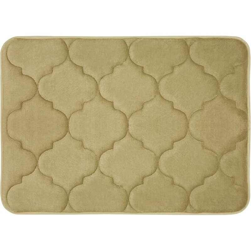 Winston Porter 17 X 24 Memory Foam Bath Rugs For Indoor Thick Resilient ...