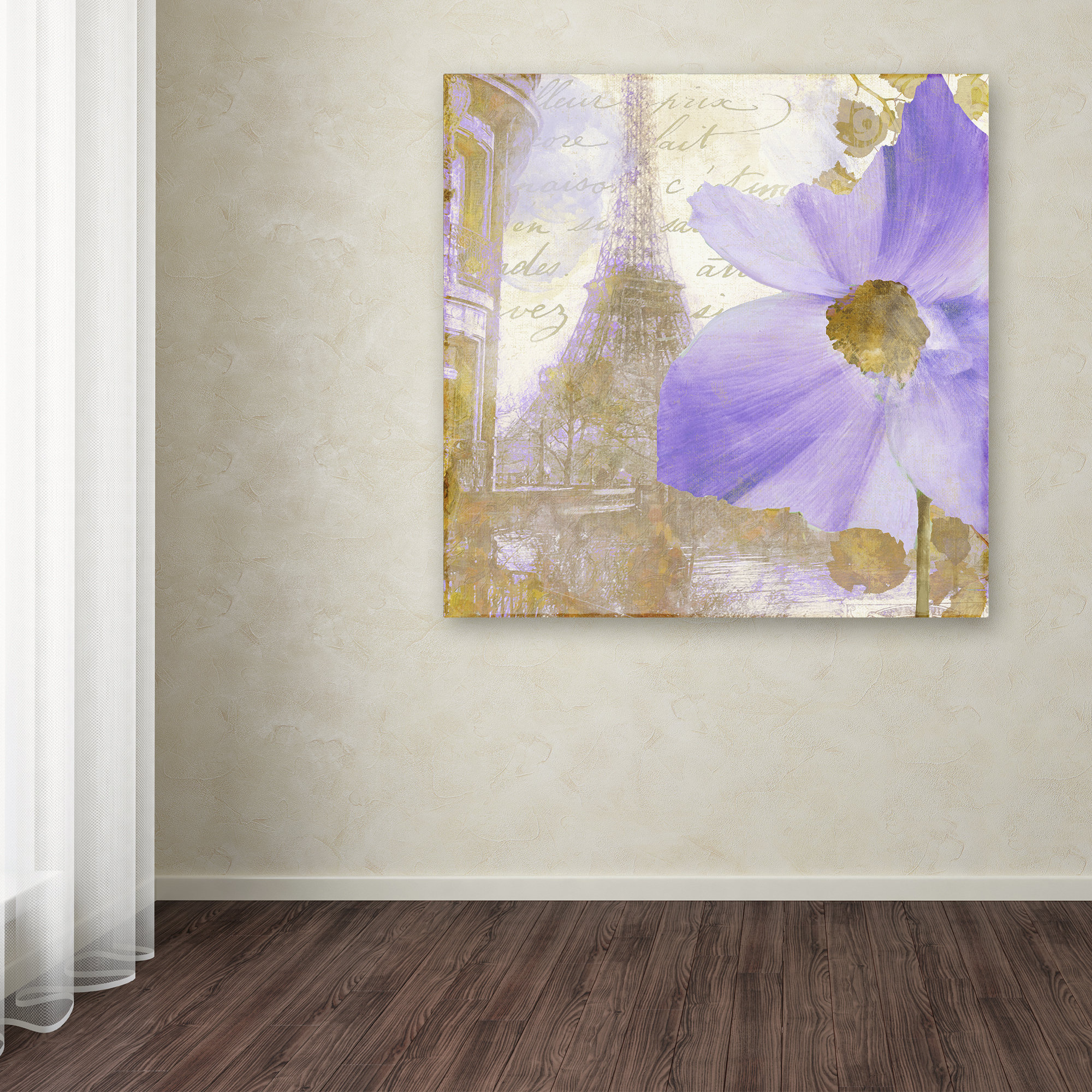 Lark Manor™ Jadaya 'Purple Paris I' by Color Bakery Graphic Art on ...