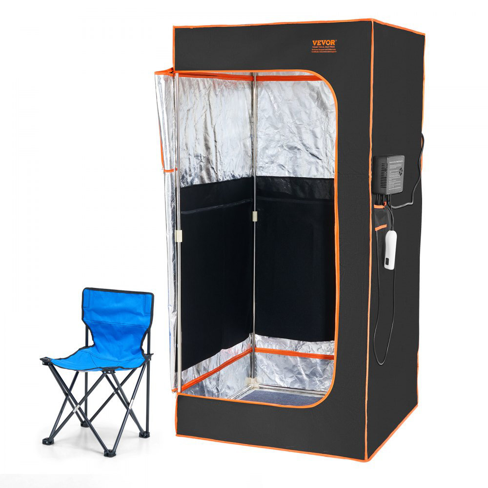 VEVOR Sauna Tent Far Infrared 1400W Personal Home Spa Loss Weight Detox ...