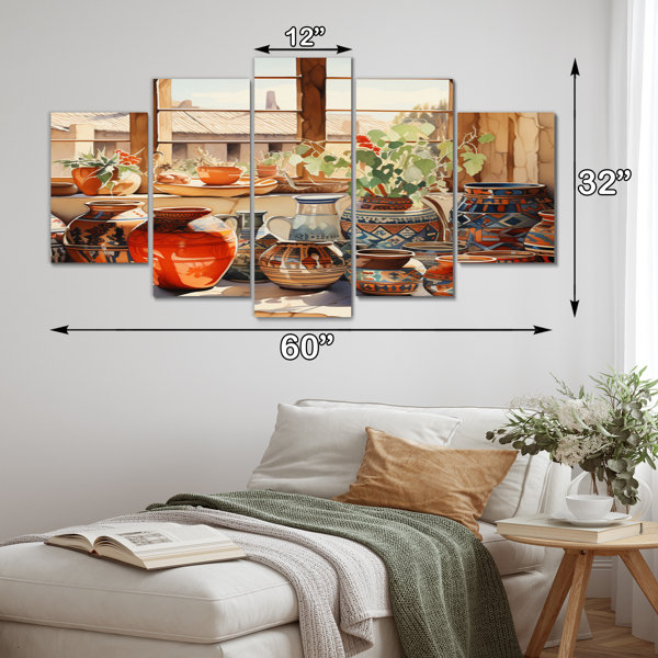 Dakota Fields Native Art Pueblo Pottery I - Native American Wall Art ...