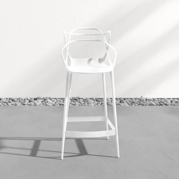 Modern White Outdoor Bar Stools | AllModern