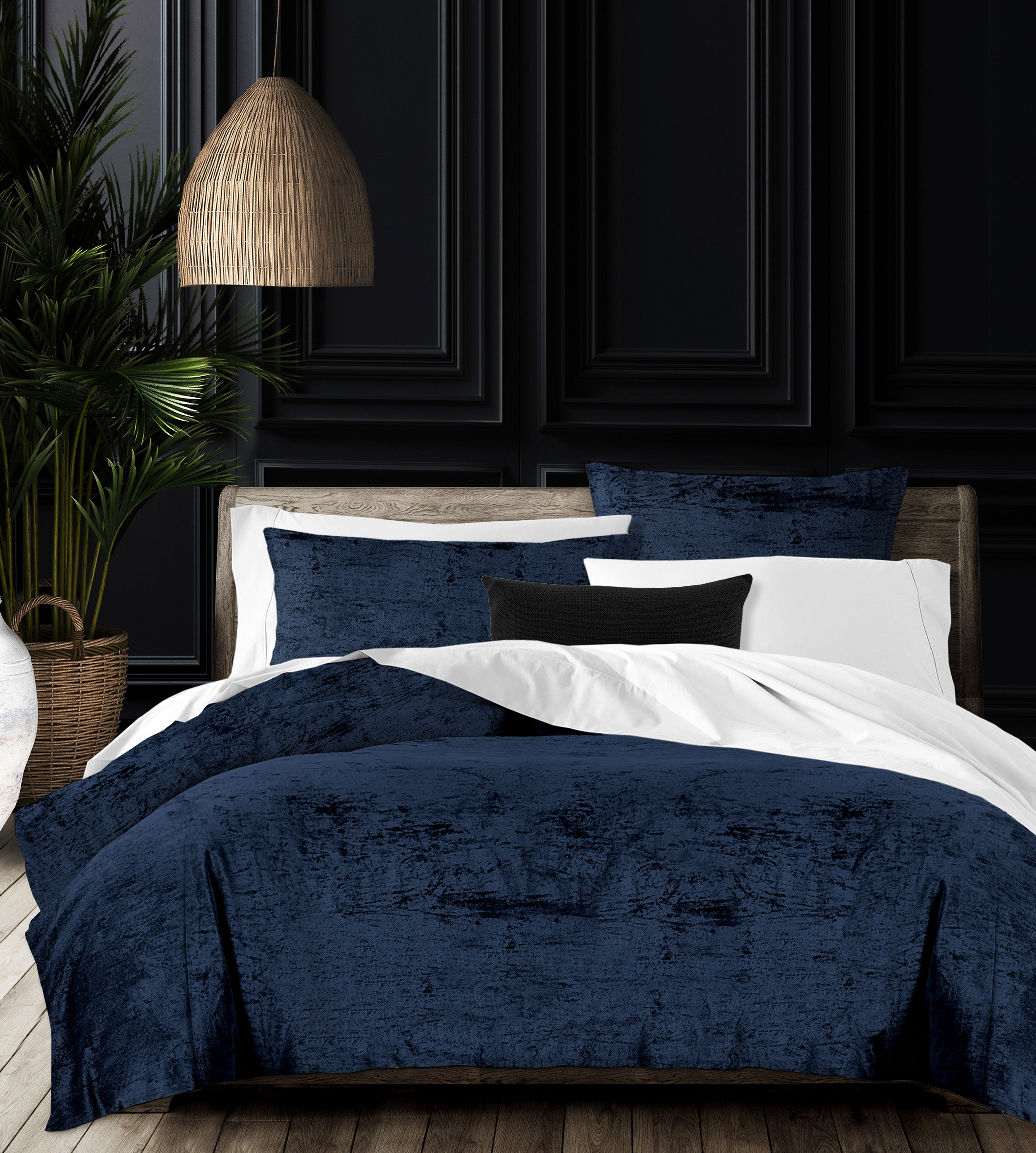 The Tailor's Bed Glamour Velvet Duvet Cover Set & Reviews | Wayfair