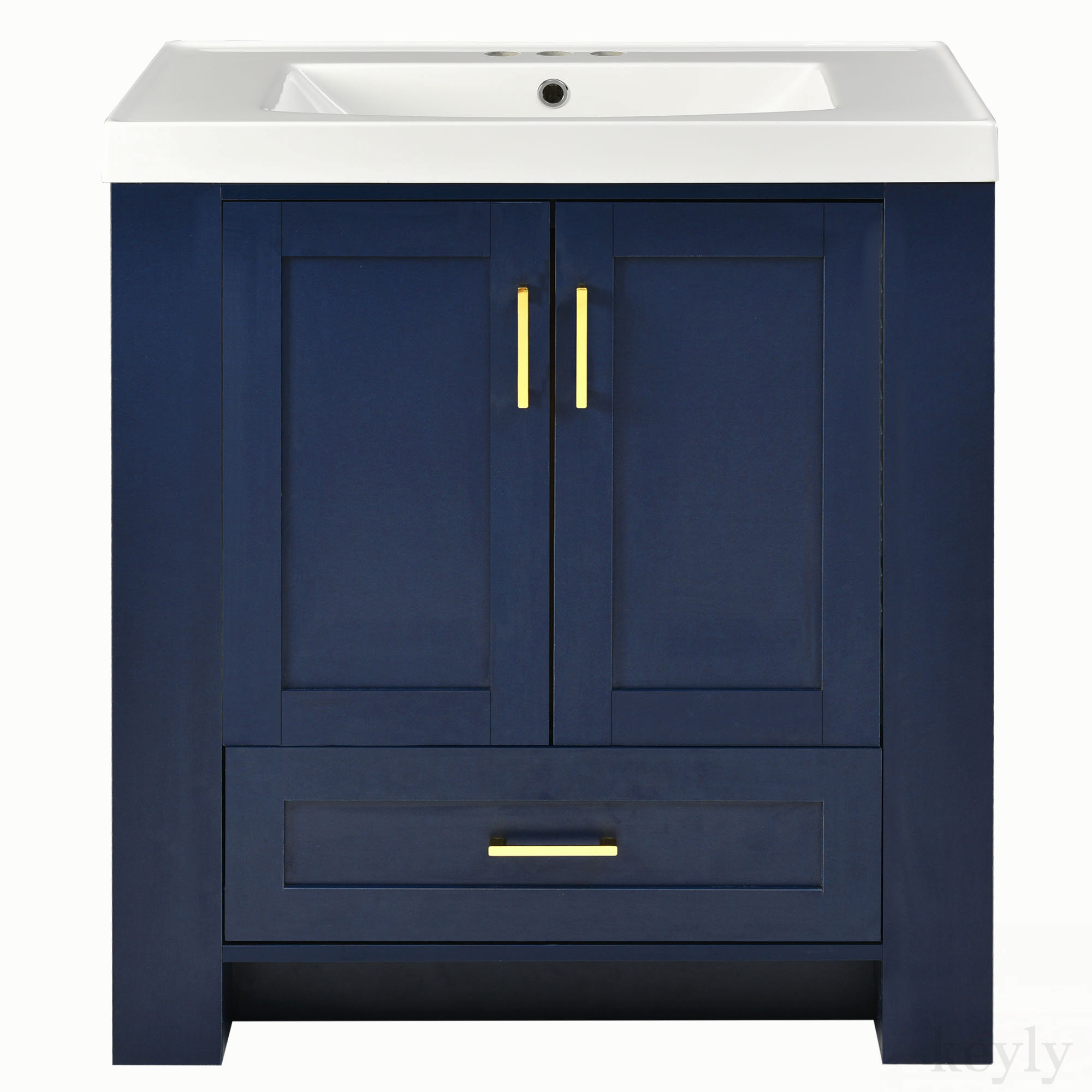Mercer41 Paycen 29.5'' Single Bathroom Vanity with Resin Top | Wayfair