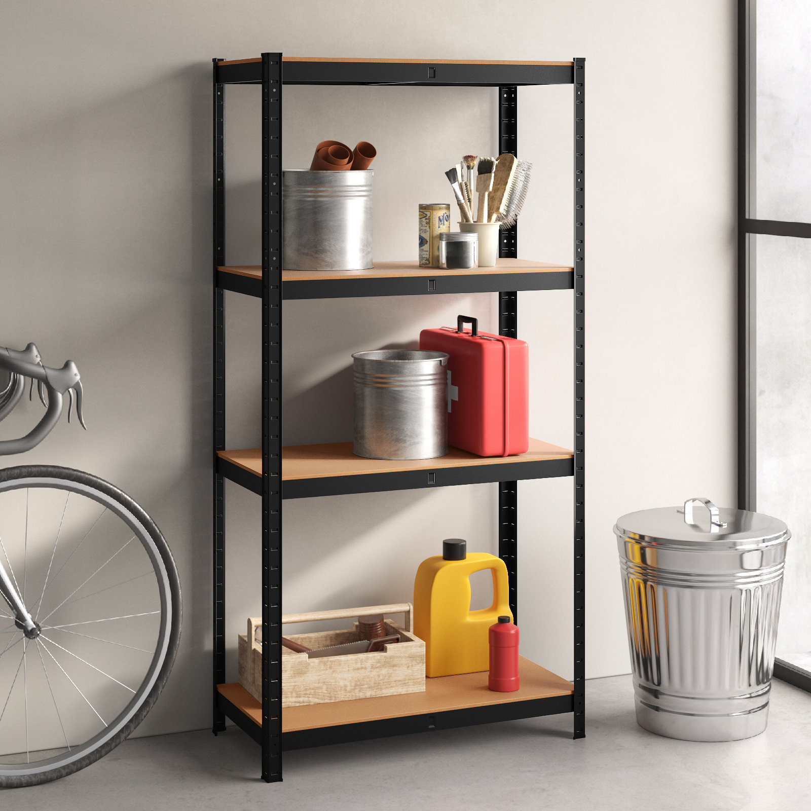 The Twillery Co.® Struble 63" H x 32" W x 16" D Shelf Storage - Wayfair ...