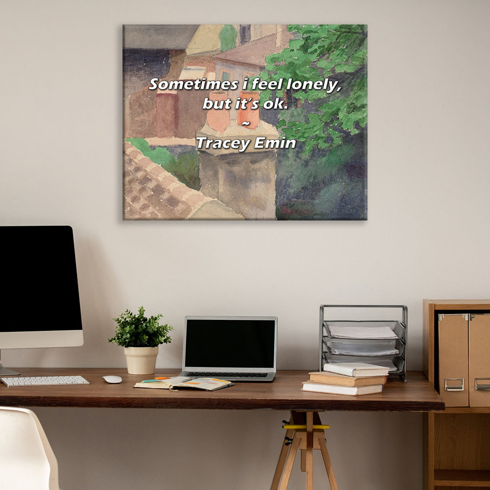 Astoria Grand Artsy Quote "Sometimes I feel lonely, but it’s ok." By ...