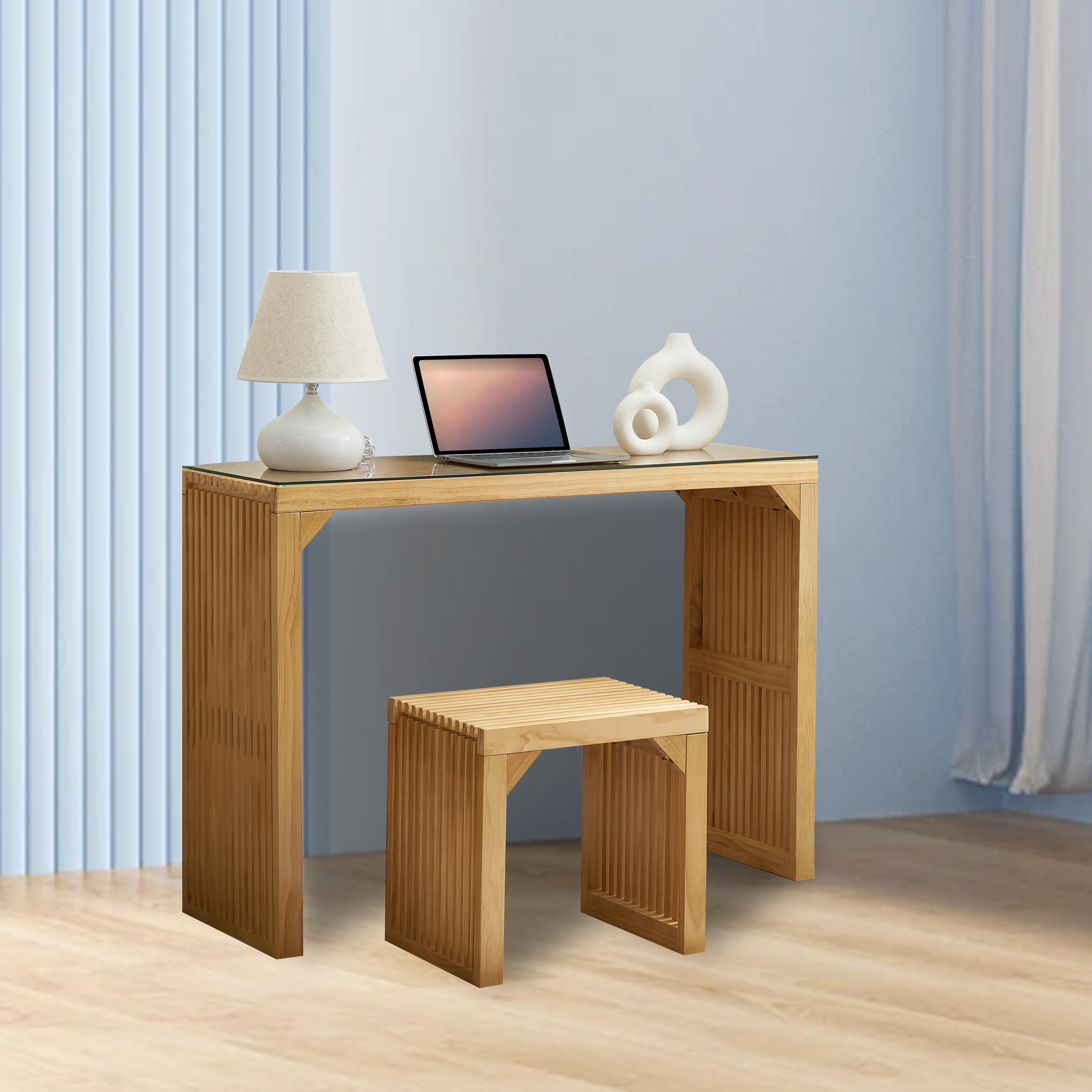 indoor bench table