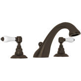 Rohl Viaggio Widespread Bathroom Faucet with Drain Assembly & Reviews ...