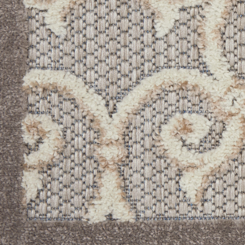 Andover Mills™ Miraloma Beige/Gray Indoor/Outdoor Rug & Reviews | Wayfair