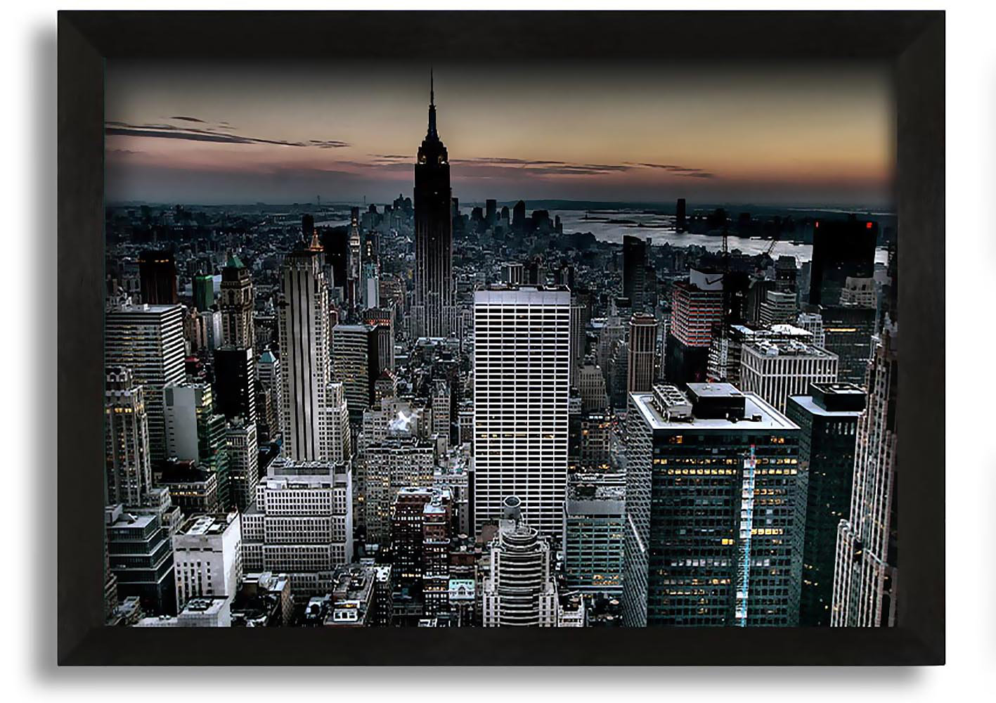 Brayden Studio Across New York - Picture Frame Photograph on Canvas ...