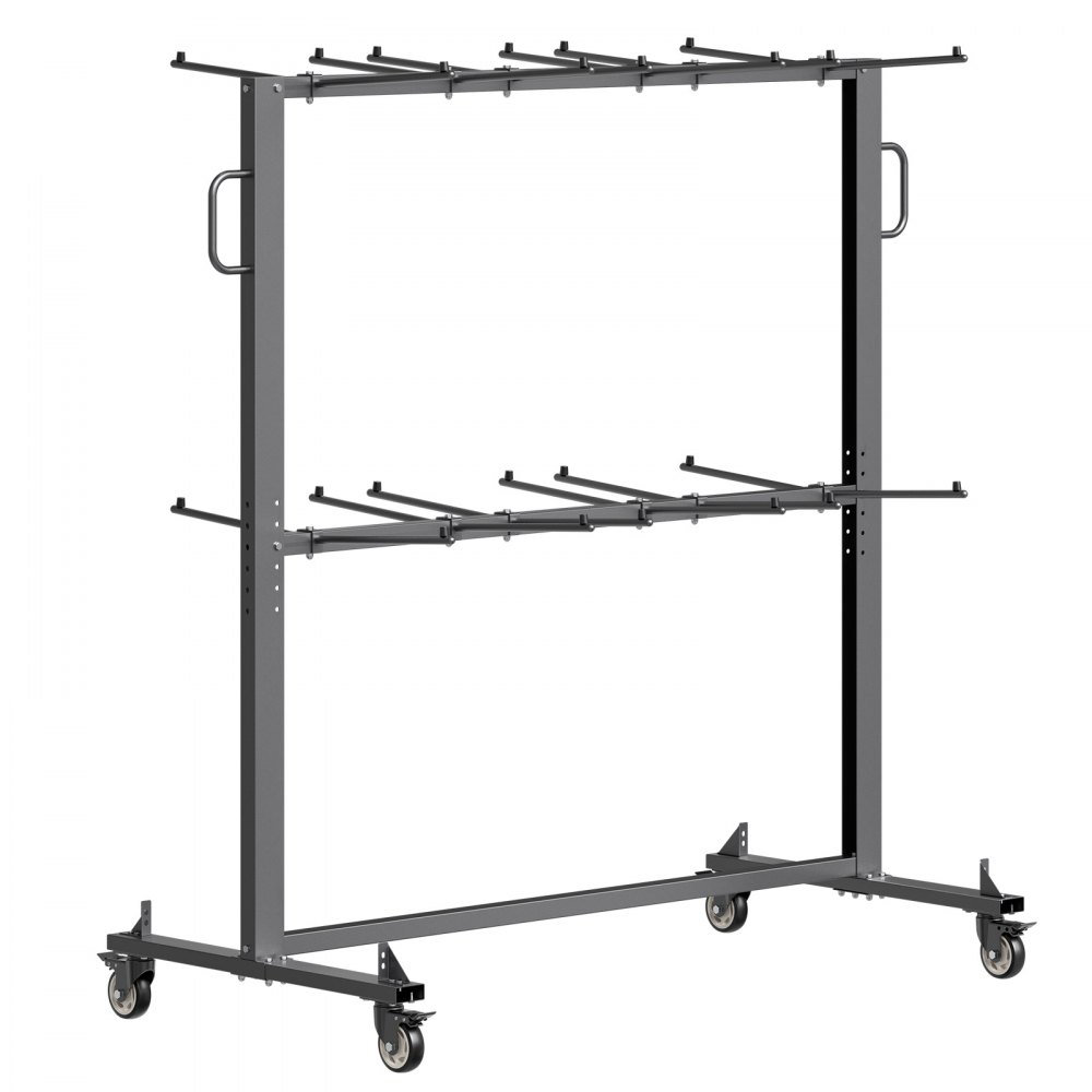 VEVOR Folding Chair Rack Cart for 84 Chairs/ 12 Tables+42 Chairs of 800 ...