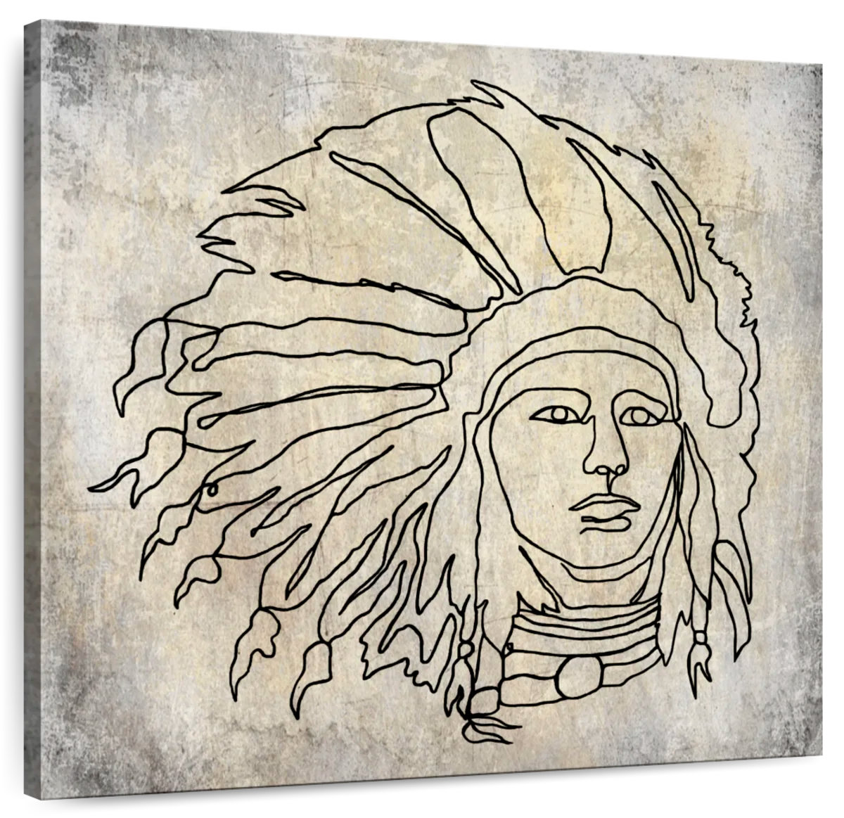 Union Rustic Lelar Indigenous Indian Chief | Wayfair
