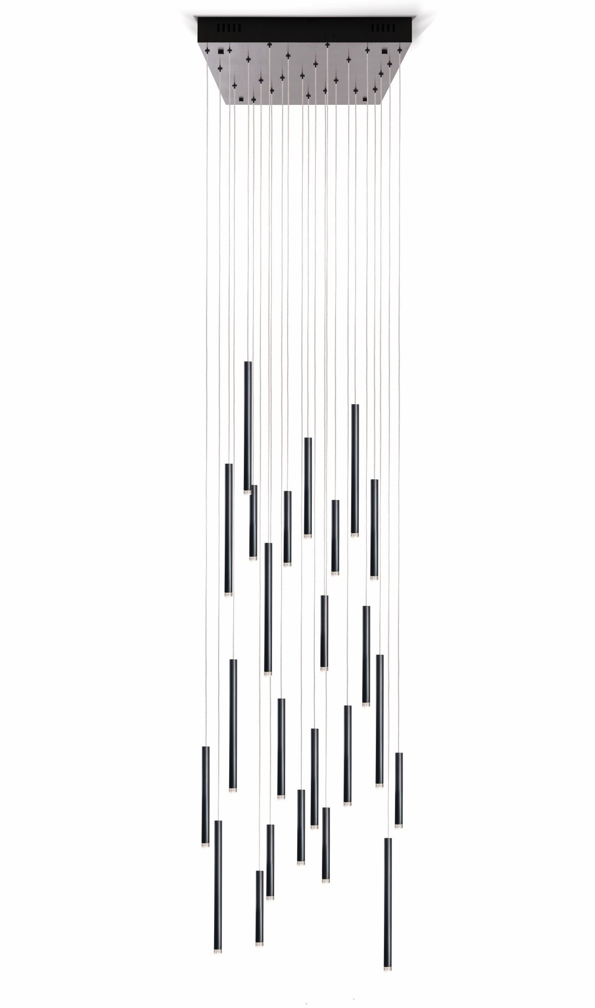 Premiere Luminaire Matchsticks 24 - Light Cluster Linear LED Pendant ...