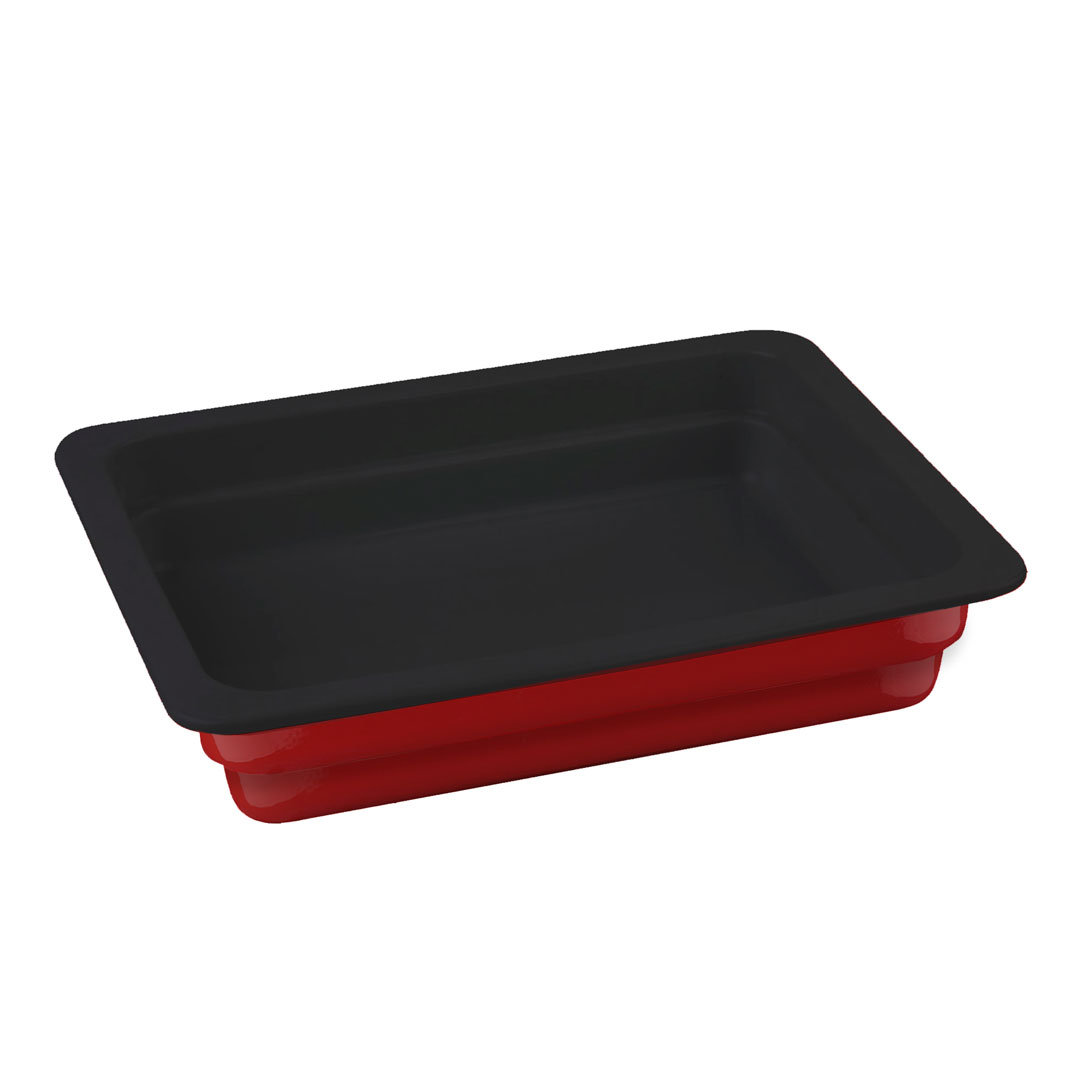 LAVA CAST IRON Lava Enameled Cast Iron Rectangular Roasting Pan 13 inch ...