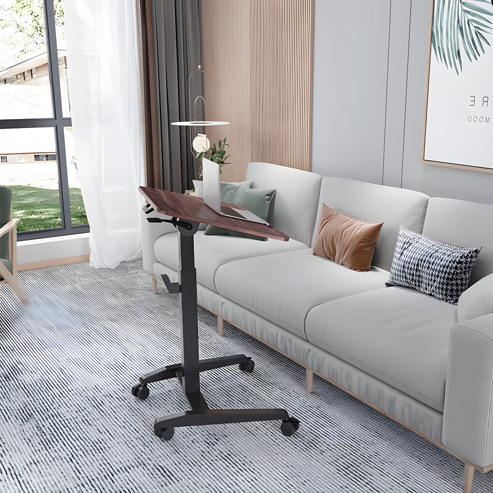 Inbox Zero Portable Laptop Desk With Adjustable Height, Foldable And ...