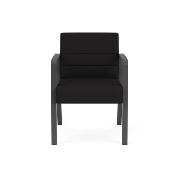 Lesro Waterfall Waiting Reception Guest Chair Metal Frame | Wayfair