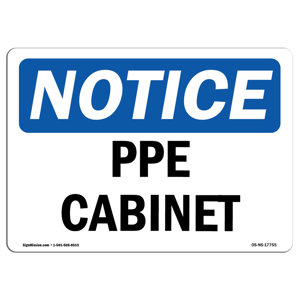 SignMission PPE Cabinet Sign | Wayfair