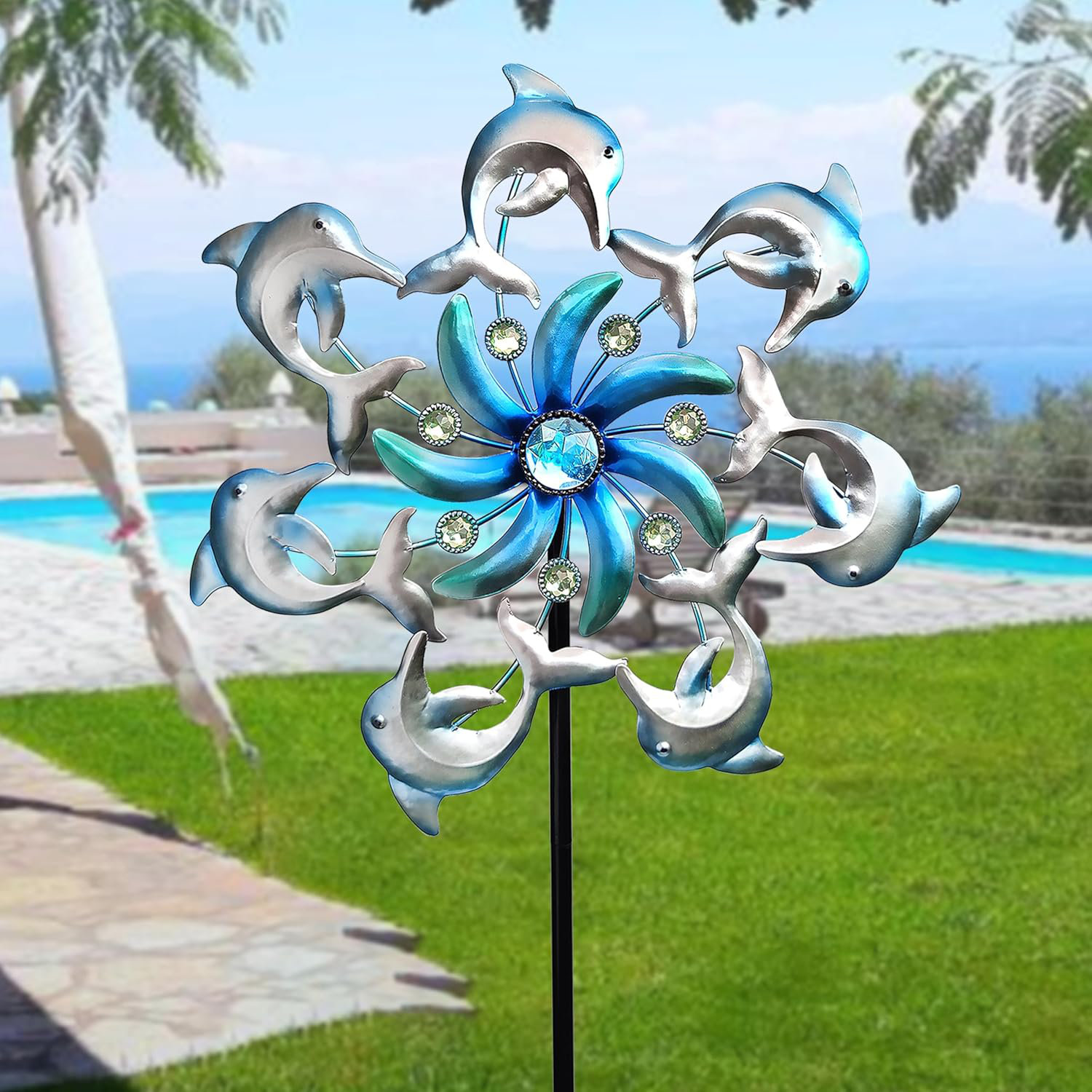 Everly Quinn Dolphin Wind Spinners - Wayfair Canada