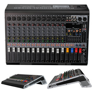 5 Core Audio Mixer 8 Channel DJ Controller Professional Sound Board ...