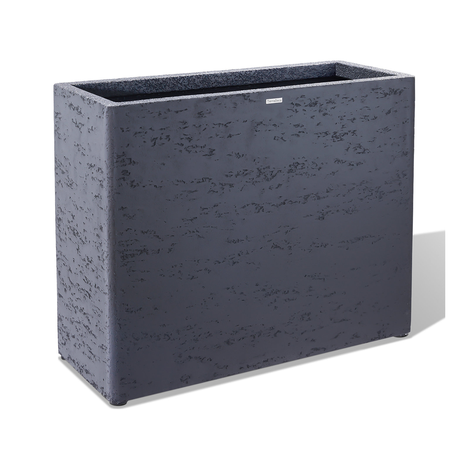 Ivy Bronx Tall Rectangular Composite Planter, Durable All-Weather Use ...