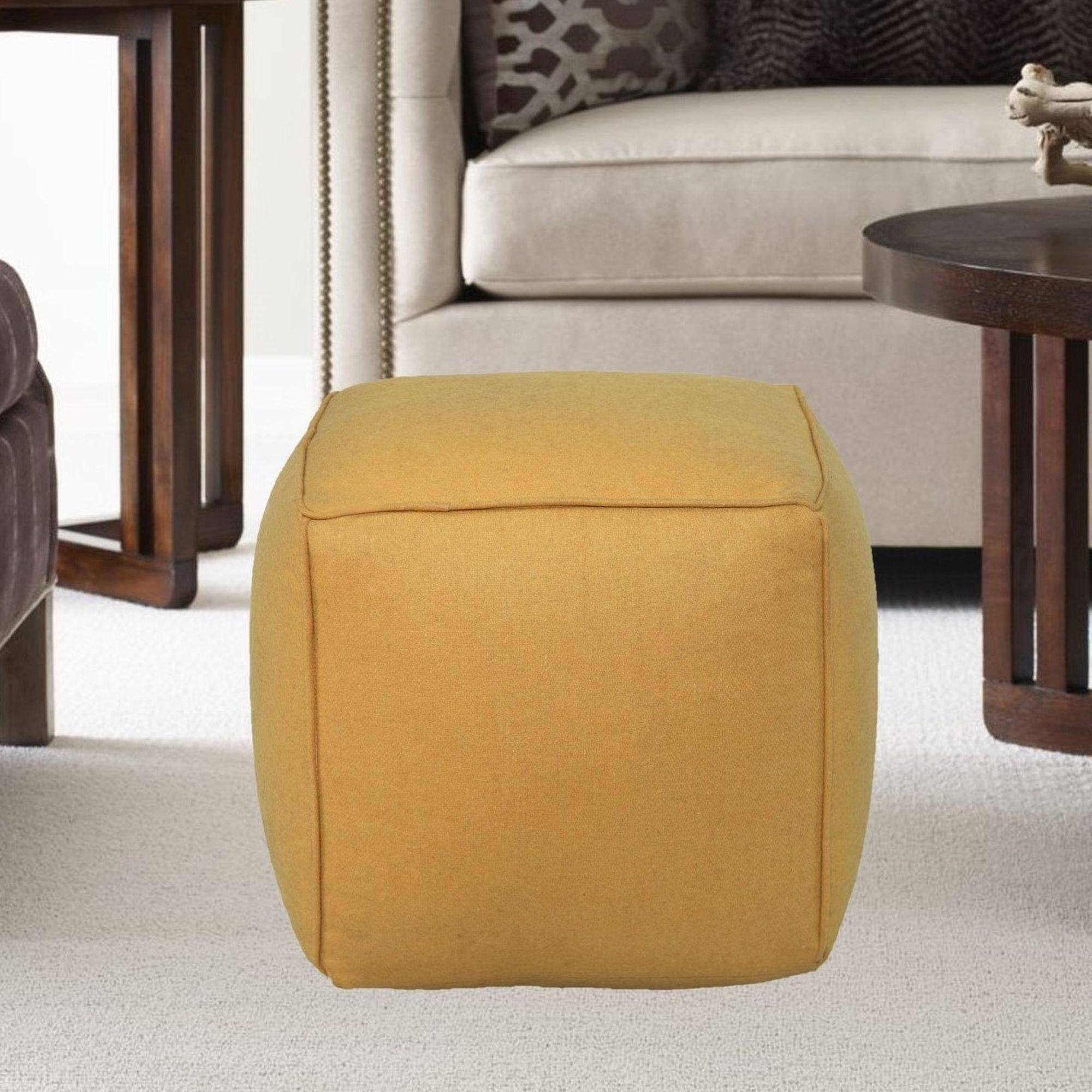 Timberbrook Josey 20" Wide Square Cube Ottoman | Wayfair
