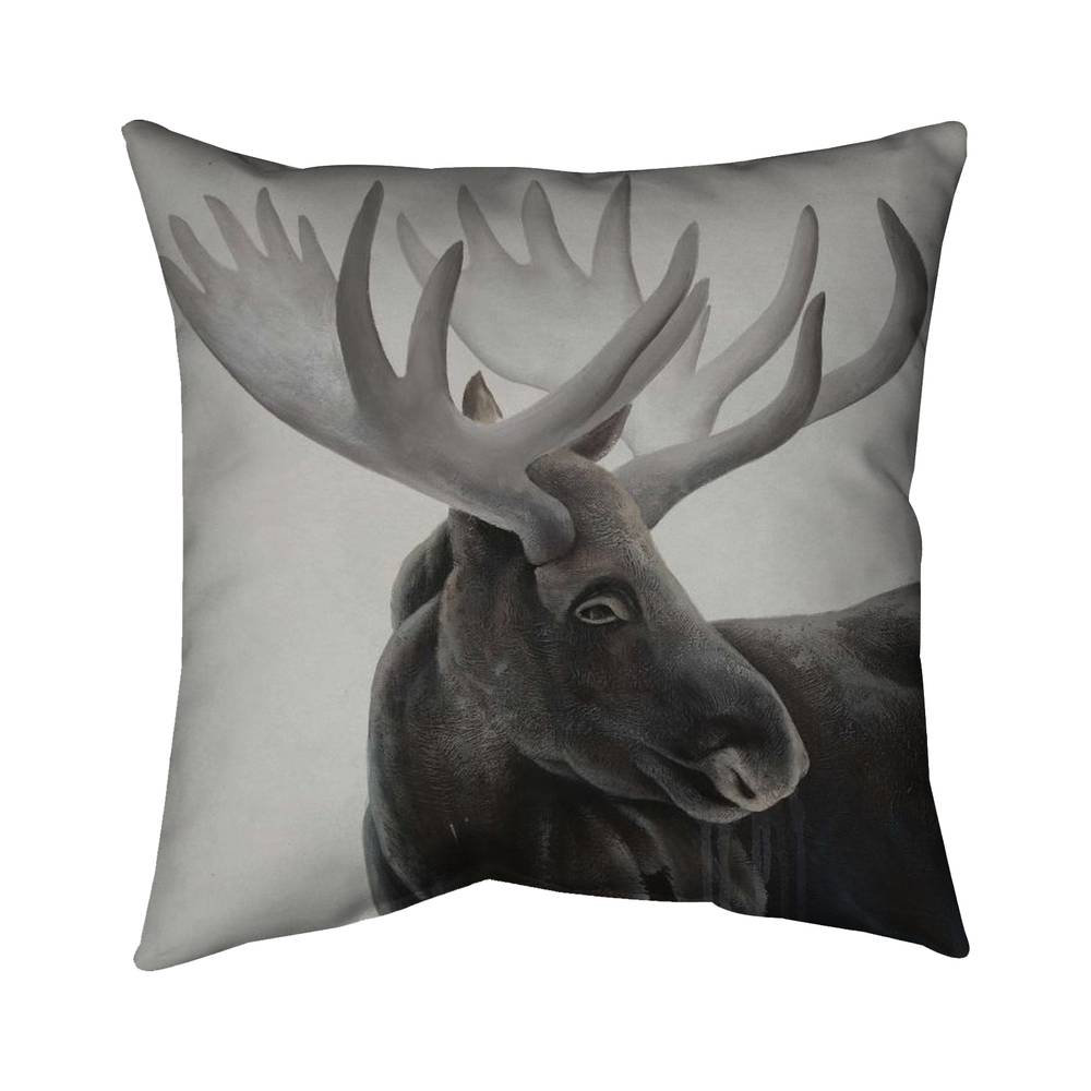 Begin Edition International Inc. Grayscale Moose Profile - Wildlife ...