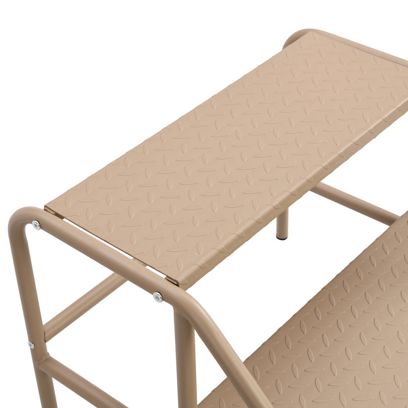 Symple Stuff Northview Heavy-Duty Industrial 2 - Step Steel Step Stool ...