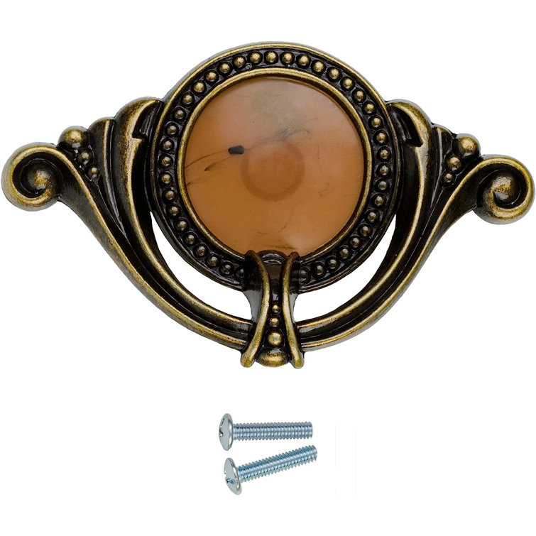 UNIQANTIQ HARDWARE SUPPLY Rounded Center Waterfall Drawer Pull ...