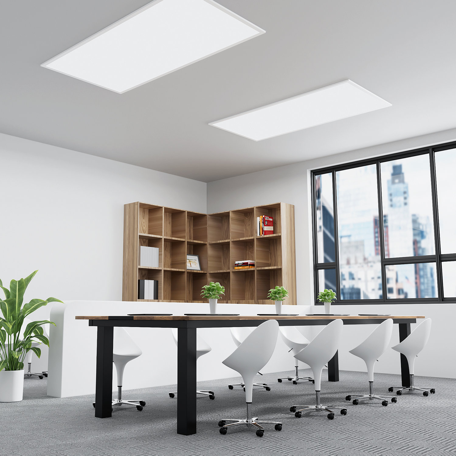 Magshion Dimmable 2X4 LED Troffer Light Fixture With 3 CCT Selectable ...