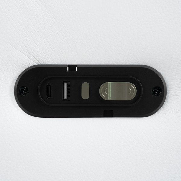 Red Barrel Studio® Maaya Wireless Charging Home Theater Seating with ...