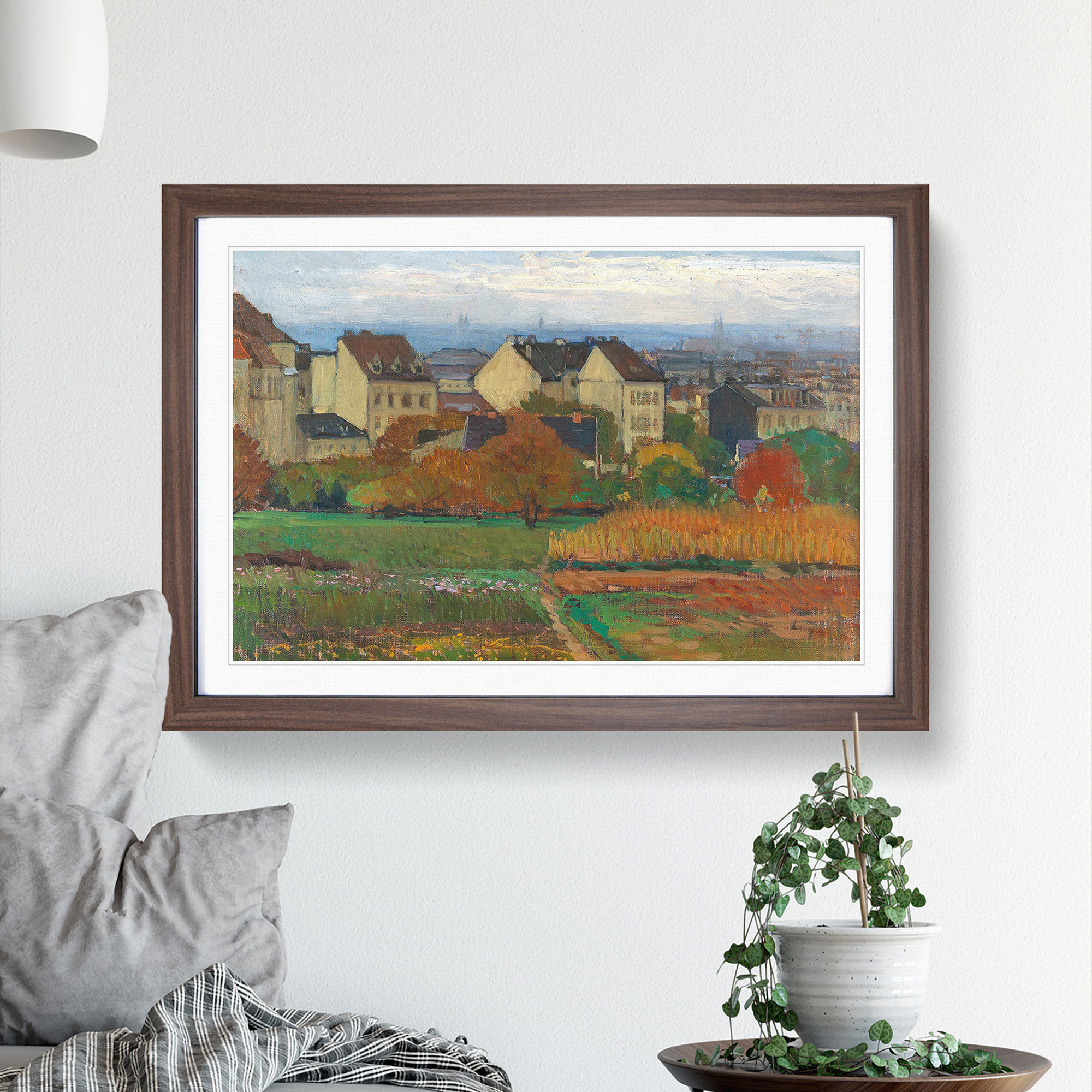 East Urban Home Dobling Vienna by Carl Moll - Picture Frame Painting ...