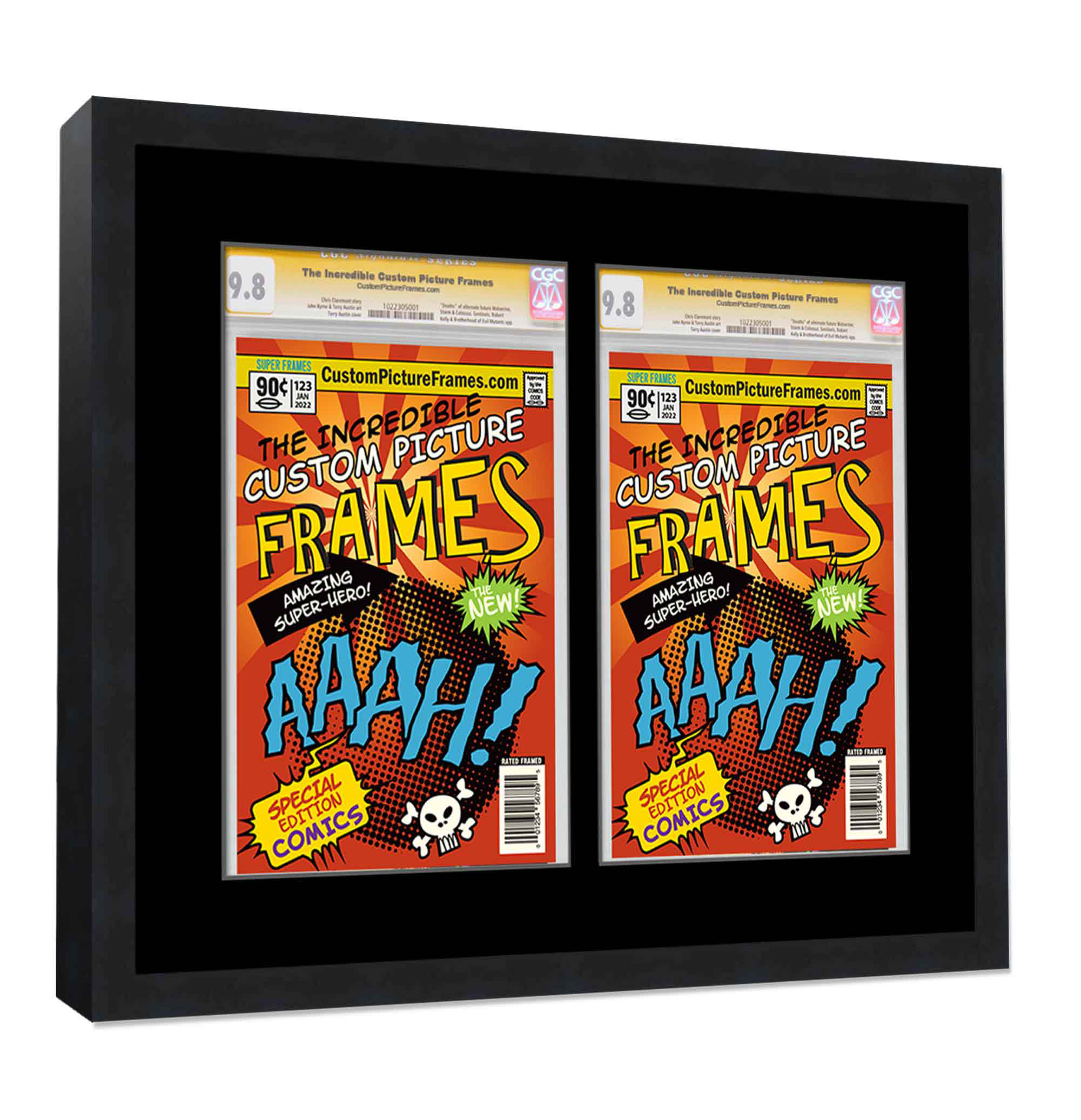 CustomPictureFrames.com Display Comic Books Collage | Wayfair