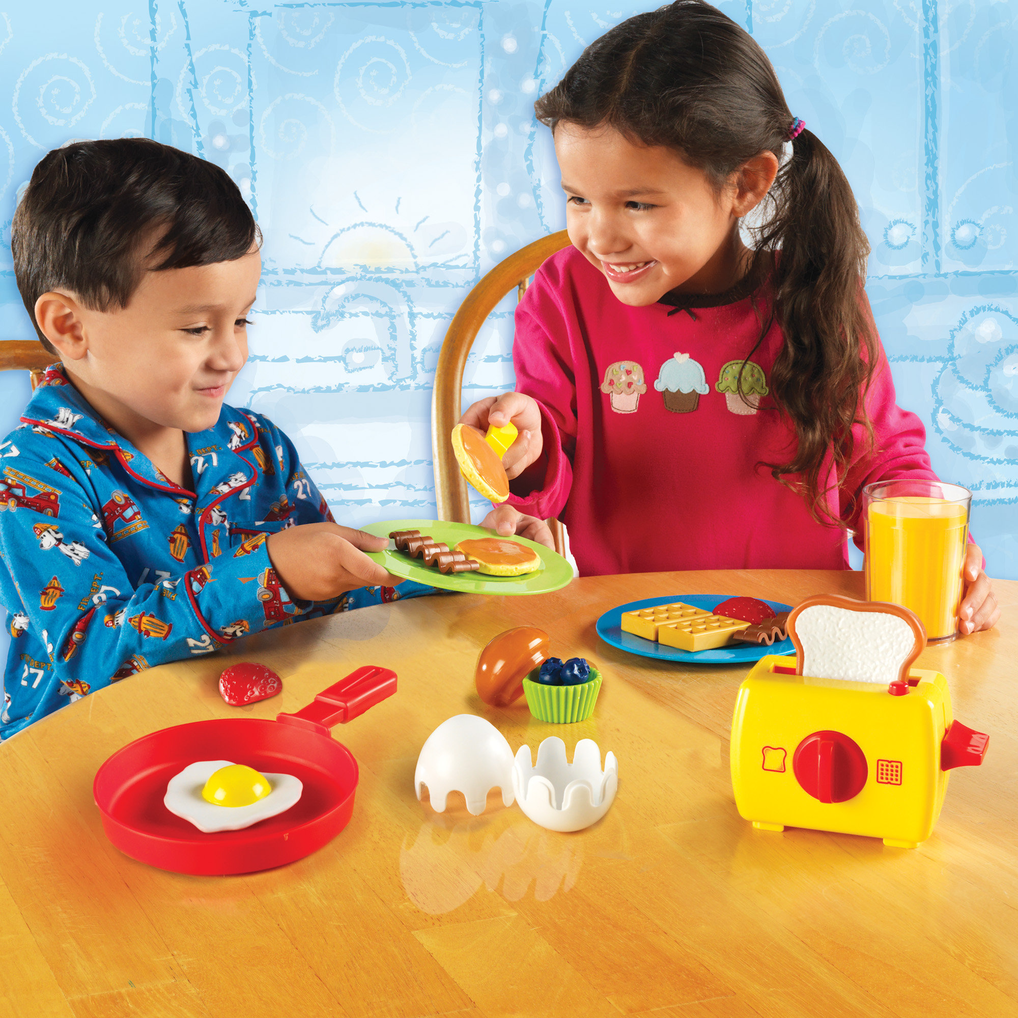 Learning Resources Pretend and Play Rise & Shine Breakfast Set ...
