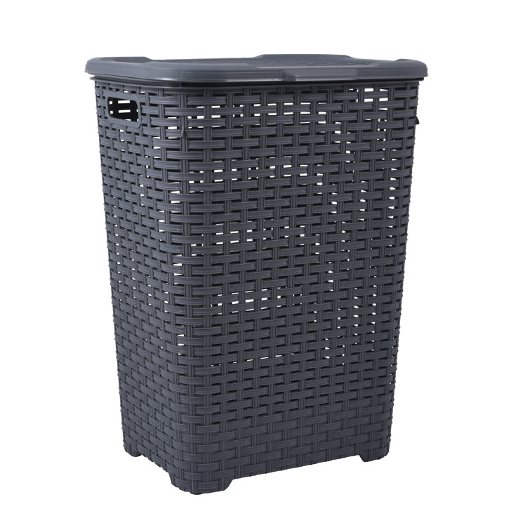 Rebrilliant Plastic Laundry Hamper with Handles & Reviews | Wayfair