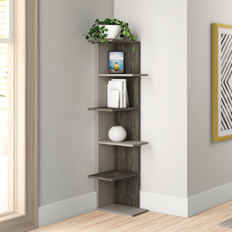 East Urban Home Geometric Bookcase & Reviews | Wayfair