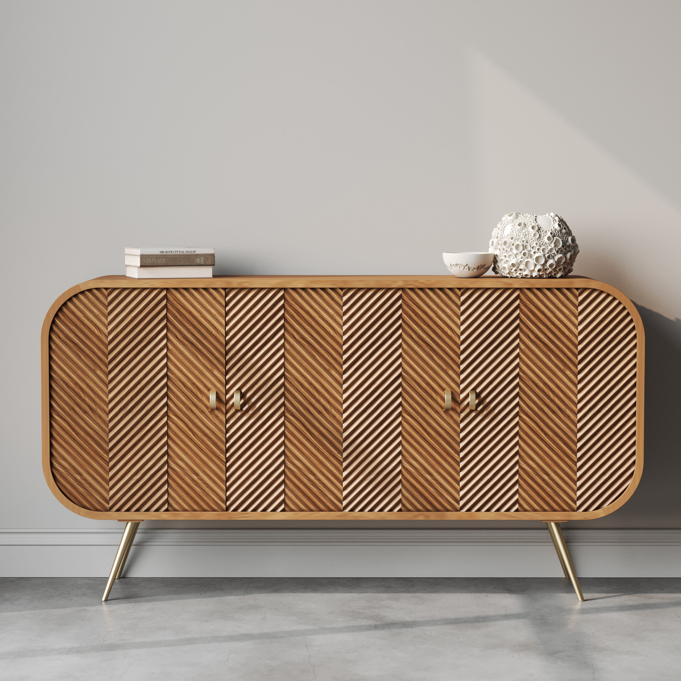 Mercer41 60" VISTA SIDE CABINET | Wayfair
